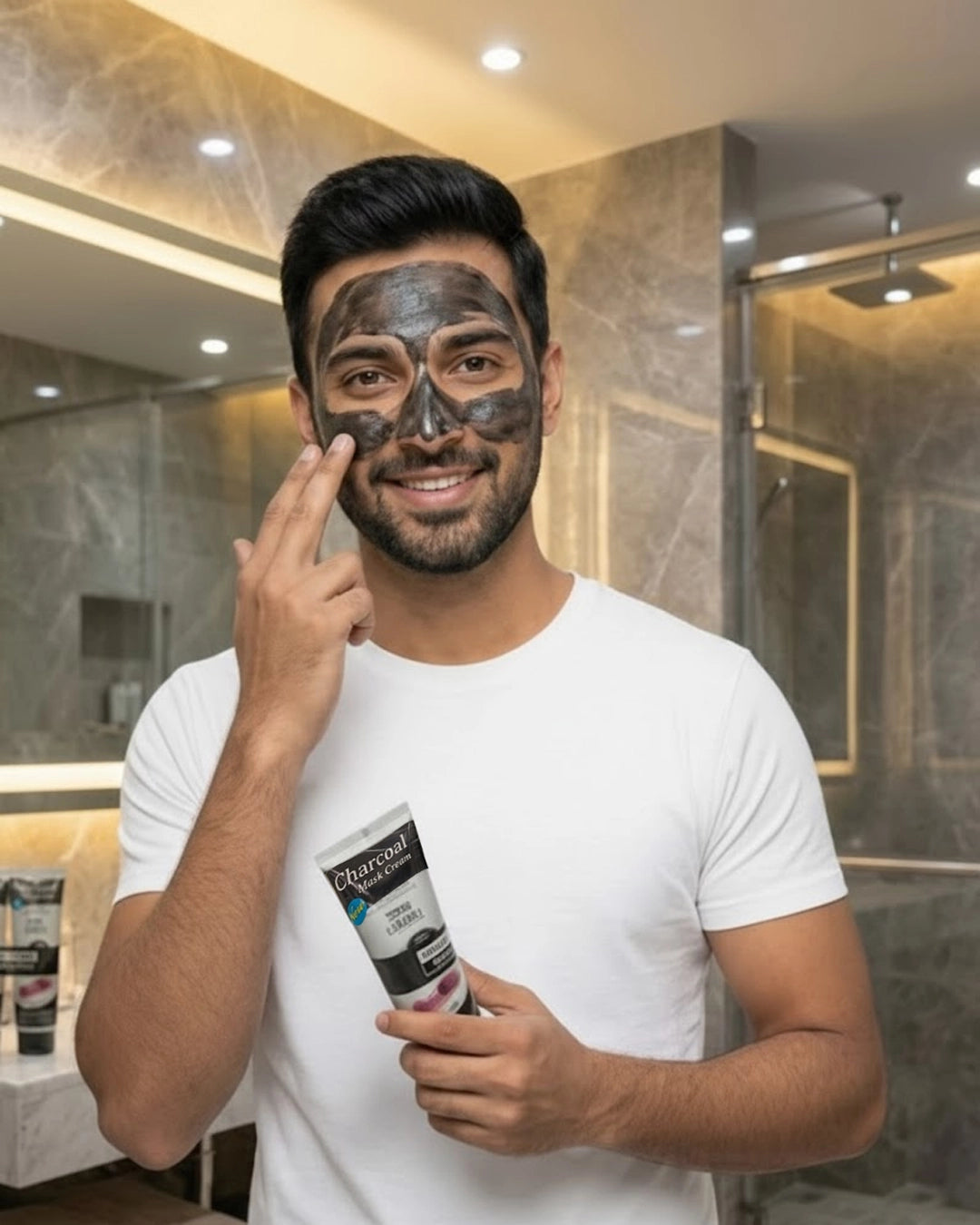 Charcoal Peel Off Mask for Men & Women | Removes Blackheads and Whiteh ...