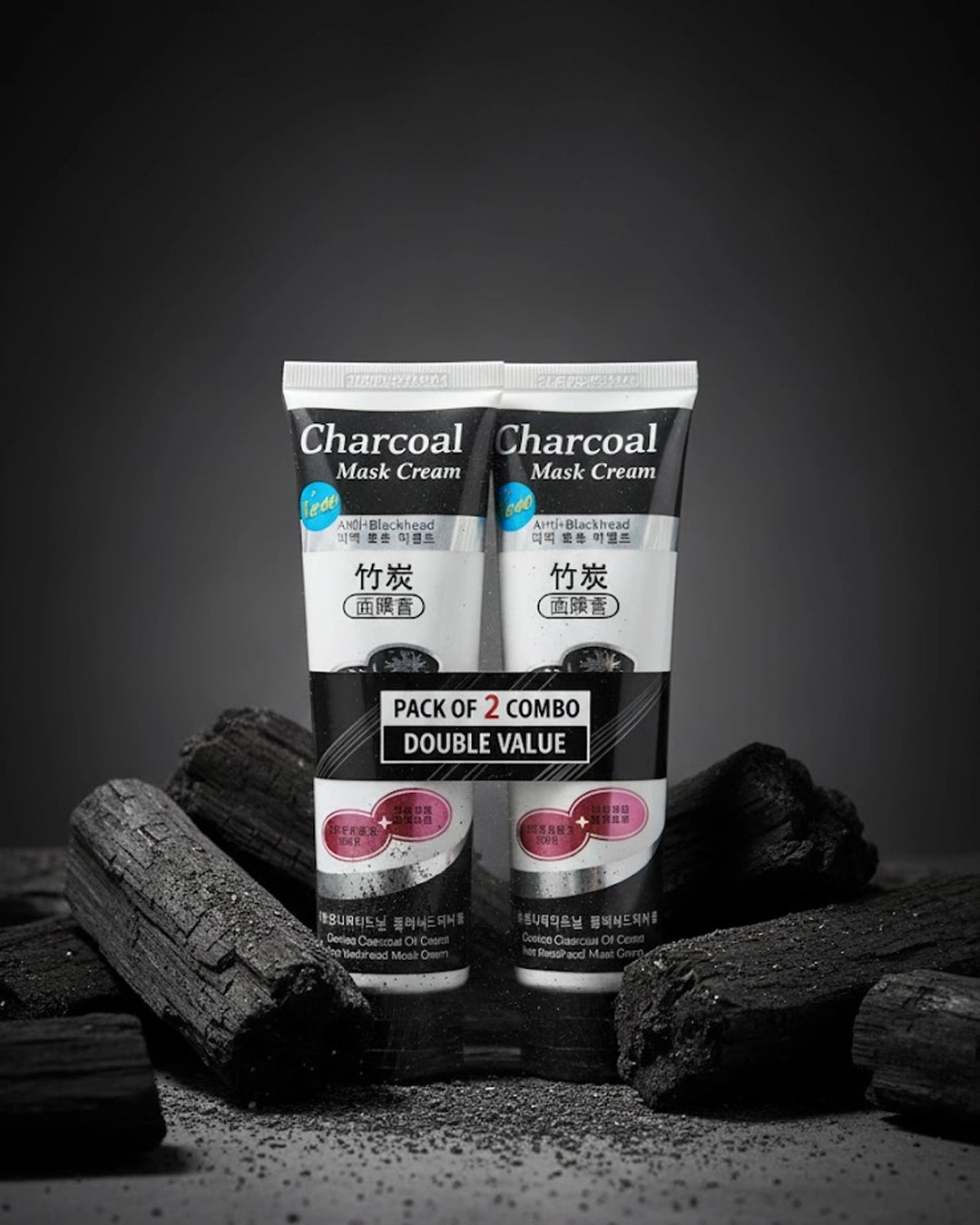 Charcoal Peel Off Mask for Men & Women | Removes Blackheads and Whiteh ...